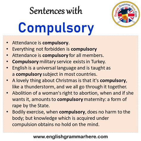 What Does Compulsory Mean Shop