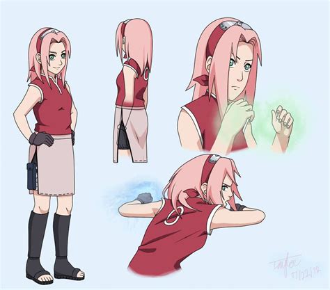 Sakuras 2nd Chunin Exam Outfit By Amasaki