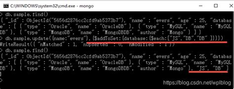 Mongodb数据插入、删除、更新、批量更新某个字段mongodb批量更新某个字段 Csdn博客