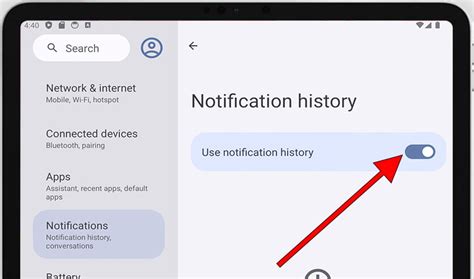 Notification History In Sky Devices Platinum A7