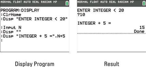 The Disp And Output Commands For TI 84 Plus Programs Dummies