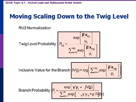 122 Topic 4 1 Nested Logit And Multinomial