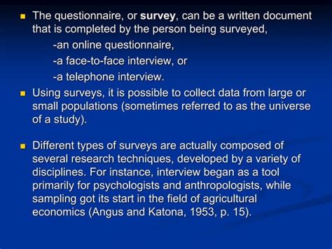 Chapter 8 Quantitative Research Methodologies Ppt