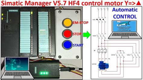 Motor Control Star Dleta By Using Plc S7 300 And Simatic Manager Software