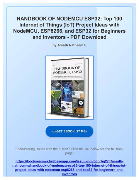 Free Pdf Handbook Of Nodemcu Esp32 Top 100 Internet Of Things Iot
