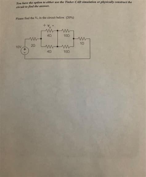 Solved You Have The Option To Either Use The Tinker Cad