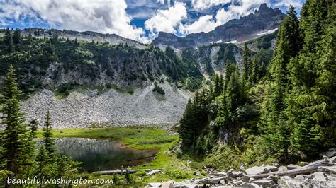 Bench And Snow Lakes Trail