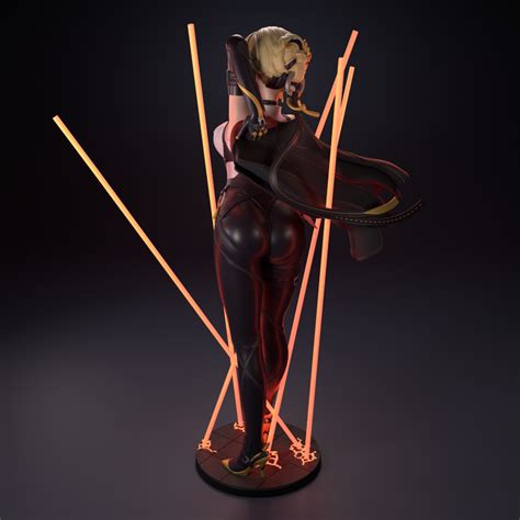 D Printable Tight Ass Armpit Girl By FunserviceSTL