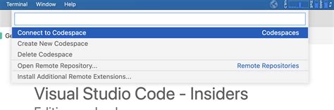 Continue On Missing From Remote Menu On Desktop · Issue 162119 · Microsoftvscode · Github