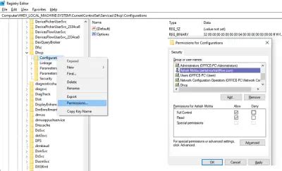 DHCP Client Service Gives Access Denied Error In Windows