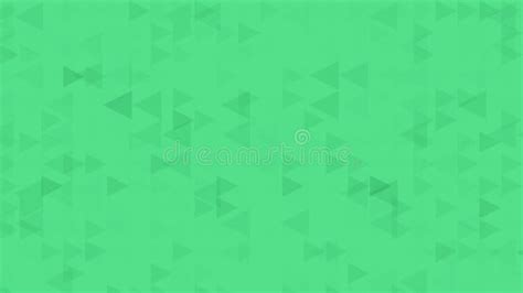 Beautiful Abstract Green Polygonal Surface Moving In Animation Bright Triangles Motion Three