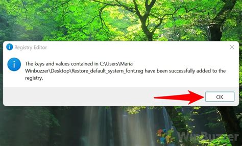 How To Change The Default System Font In Windows WinBuzzer