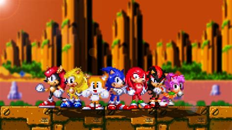 The Simple Sonic Worlds Plus Engine Fan Game Youtube