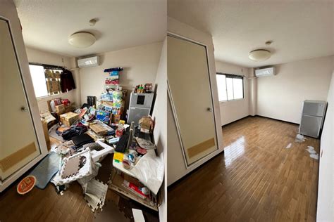 ご遺品整理作業ビフォーアフター【大阪府 大阪狭山市 ご遺品整理】 大阪の遺品整理・生前整理ならナナフク