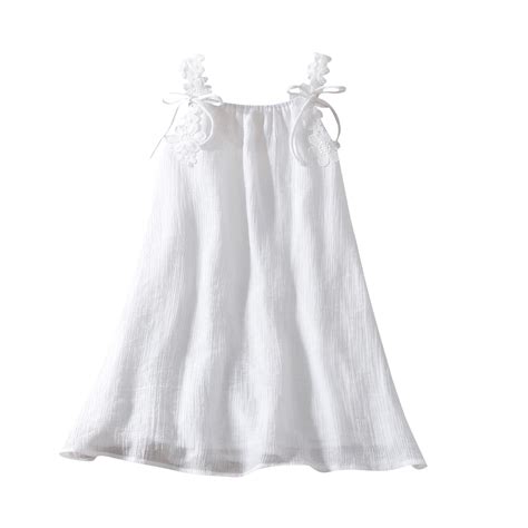 Tween Girls 2025 Summer Dresses Summer New Solid Color Western Style