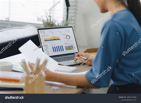 Analyst Woman Working Information Database Analyze Stock Photo 2407377969 Shutterstock