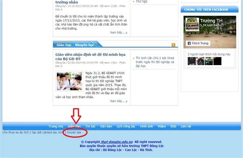 H T Nh Hi U Tr Ng N I V Website Tr Ng Thpt D N N Trang Truy N Sex