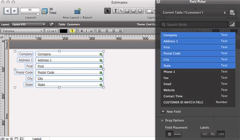Time Saving Tips Using Field Picker In Filemaker Pro The Scarpetta Group Inc