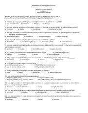 QUARTER 2 SUMMATIVE TEST 3 Docx JAGOBIAO NATIONAL HIGH Babe ARALING PANLIPUNAN 9 QUARTER 2