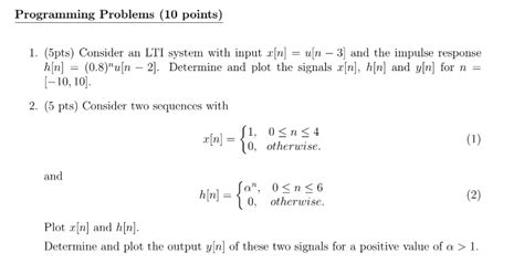 Solved Pts Consider An LTI System With Input Chegg