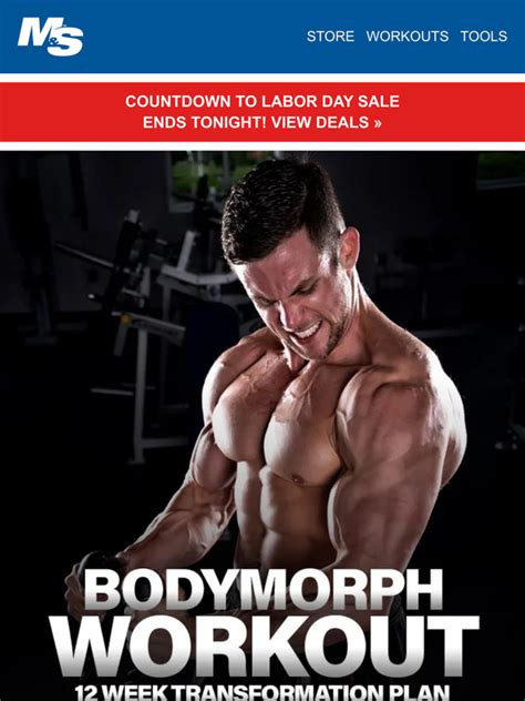 Muscle And Strength Bodymorph 12 Week Transformation Workout Milled