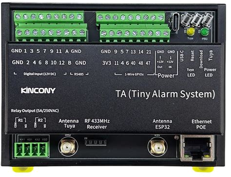 Esp32 Smart Tiny Alarm System Kincony Ta Smart Home Automation Kincony