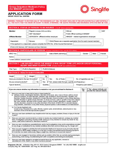 Fillable Online Mindef Opmc Application Form Fax Email Print Pdffiller