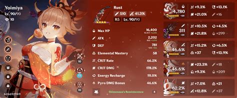 R2 Amos Or R5 Rust R Yoimiya Mains