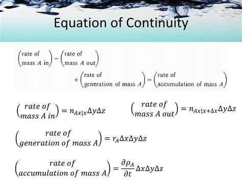 PPT Equation Of Continuity PowerPoint Presentation Free Download ID 2567040