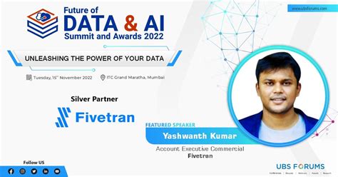 Yashwanth Kumar On Linkedin Future Of Data And Ai Summit And Awards 2022