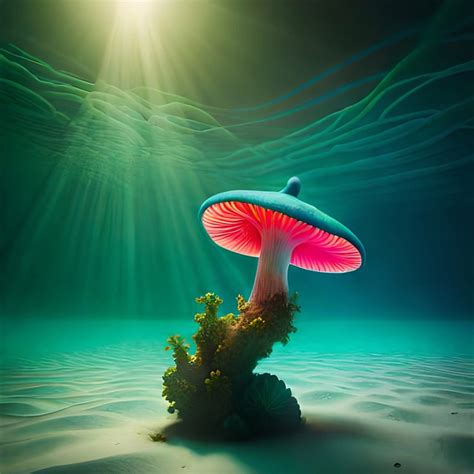Download Mushroom Underwater Ocean Royalty Free Stock Illustration Image Pixabay