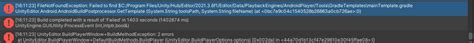 Cant Build For Android Unity Engine Unity Discussions