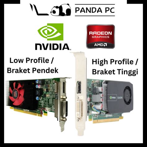 Jual GRAPHIC CARD PC NVIDIA AMD VGA CARD DESAIN GAMING 4GB 2GB 1GB LOW PROFILE BRAKET