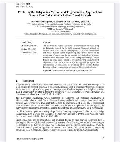 My First Research Article 2025 Is Outthanks To All My Collaborators And Best Wishes Manickam