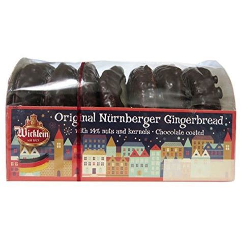 Wicklein Chocolate Coated Lebkuchen Holiday Nuremburger Gingerbread