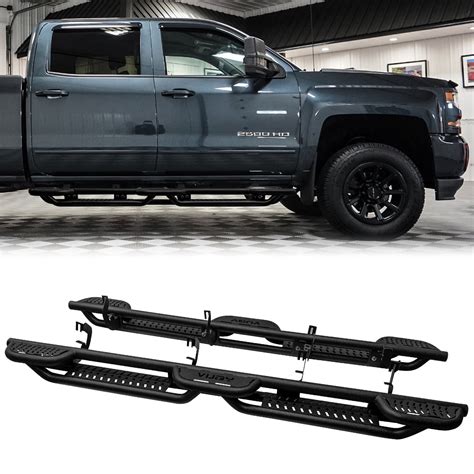 Vijay Running Boards Compatible With 2007 2019 Gmc Sierra 2500hd 3500hd