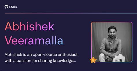 Abhishek Veeramalla Github Stars