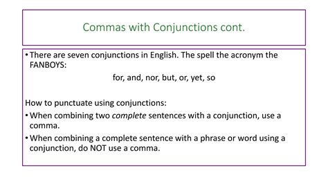 commas and semicolons pptx
