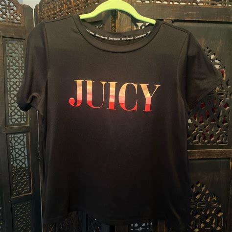 Juicy Couture Black Juicy Sleep Tee Oh Juicy Depop