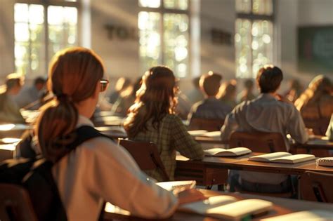 Students In Advanced Math Class Premium Ai Generated Image