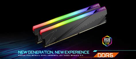 GIGABYTE Launches AORUS RGB DDR Memory Kit Decked With RGB Lighting