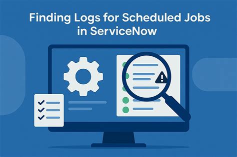 How To Analyze Scheduled Job Logs In Servicenow Troubleshooting And