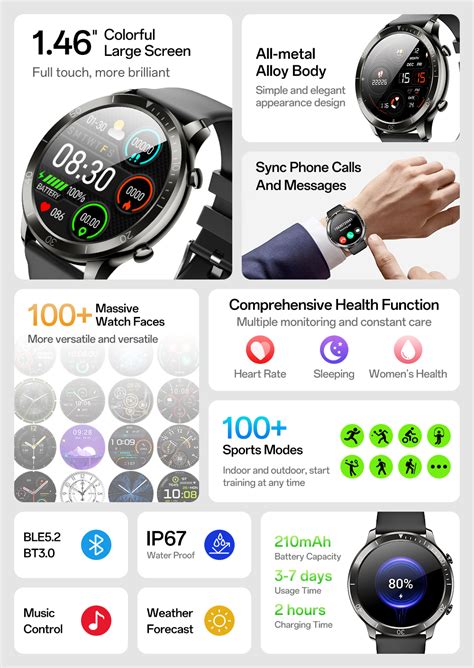 Jual Aolon Gtr Ultra Smartwatch Original Running Pace Fitness Tracking Bluetooth Call Zinc