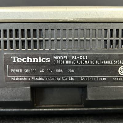 Technics SL DL1 Automatic Direct Drive Turntable System Reverb