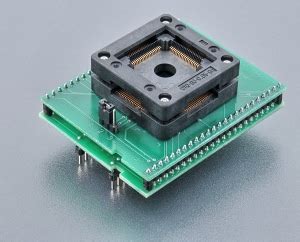 DIL48 QFP80 ZIF HD64 4 Programming Programmer Adapter Socket Converter Package QFP80 Elnec