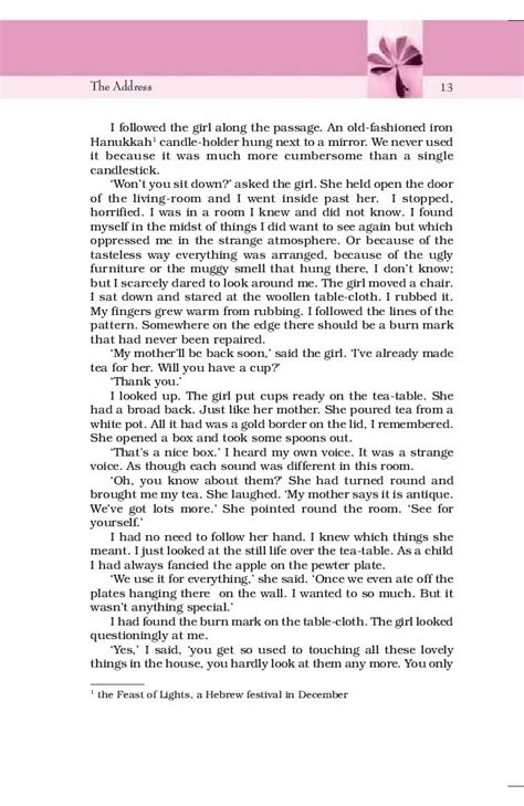 Up Board Book Class 11 English Snapshots Chapter 2 The Address