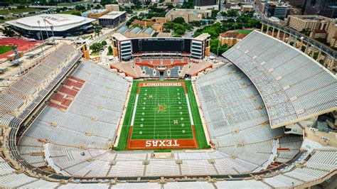 Aerial View Of The Darrell K Royal Texas Memorial Stadium Editorial