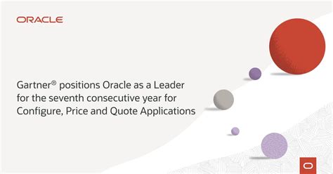 Ian Williams On Linkedin Oracle Is A Leader In Configure Price Quote Applications