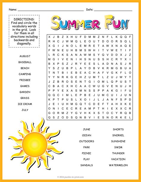 June Word Search Printable Printable Spring Word Search Puzzles 50