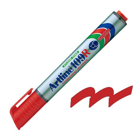 109r Refillable Permanent Marker Waterproof Chisel Tip